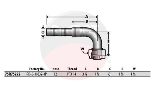 90 Degree Female Rotolock EZ-Clip Hose Fittings — Cabcomfortdirect